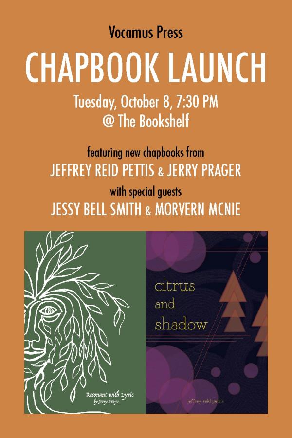 Vocamus Press Fall 2019 Chapbooks Launch Vocamus Press